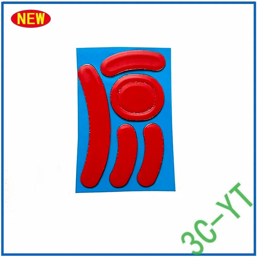 Сменные ножки для Logitech G Pro, Red, 10Sets