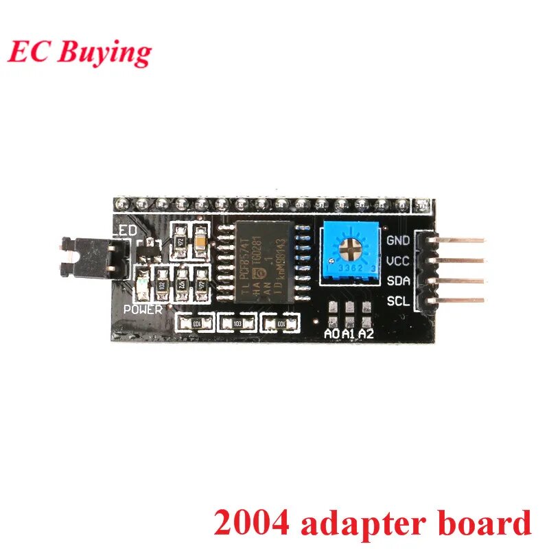 Модуль LCD1602 LCD 1602 2004 12864 с сине-зеленым экраном, 16x2 20x4, символьный ЖК-дисплей, контроллер HD44780, сине-черная подсветка