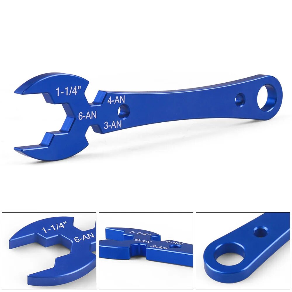 Алюминиевый инструмент для фитинга AN3 AN4 AN6 и 1-1/4 Алюминиевый гаечный ключ TT102418