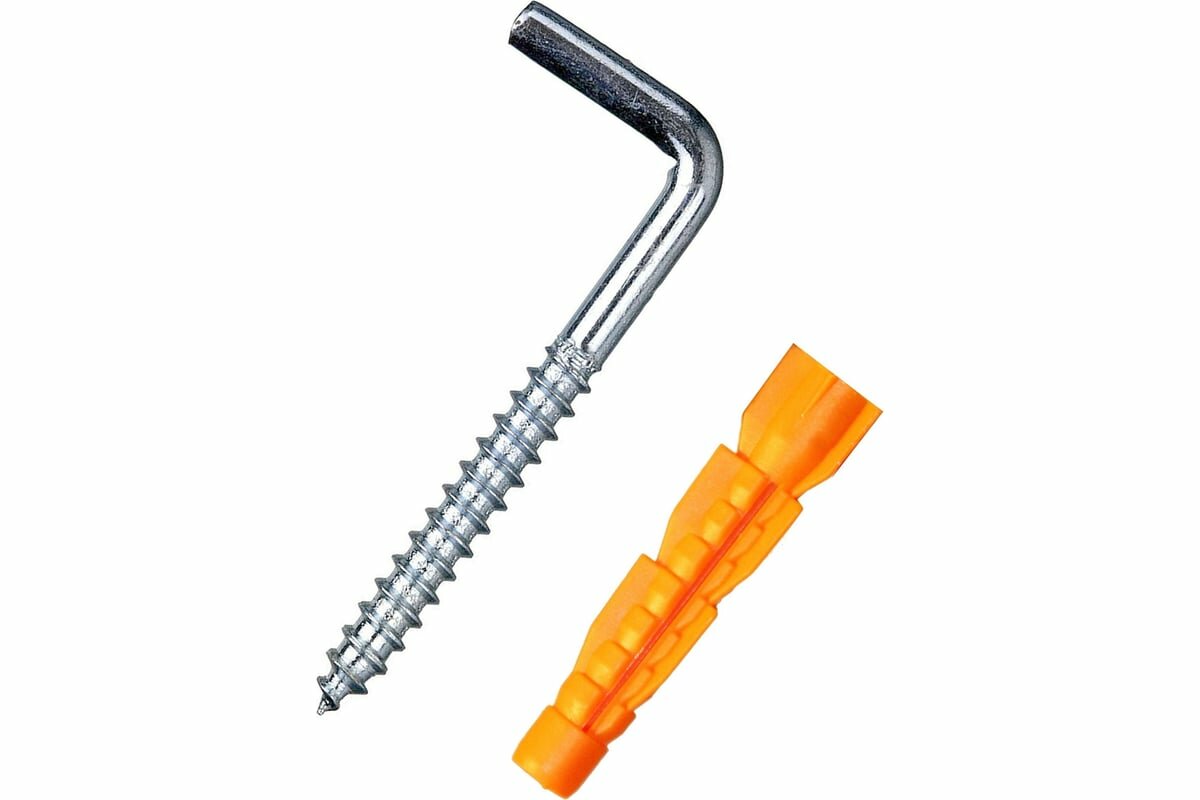Tech-Krep/Zitar Шуруп с костылем 5х65 и универсальным дюбелем 8,0х51 2 шт 114325