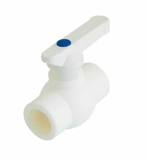 Millennium Кран шаровой, белый полипропилен 25 мм Millennium