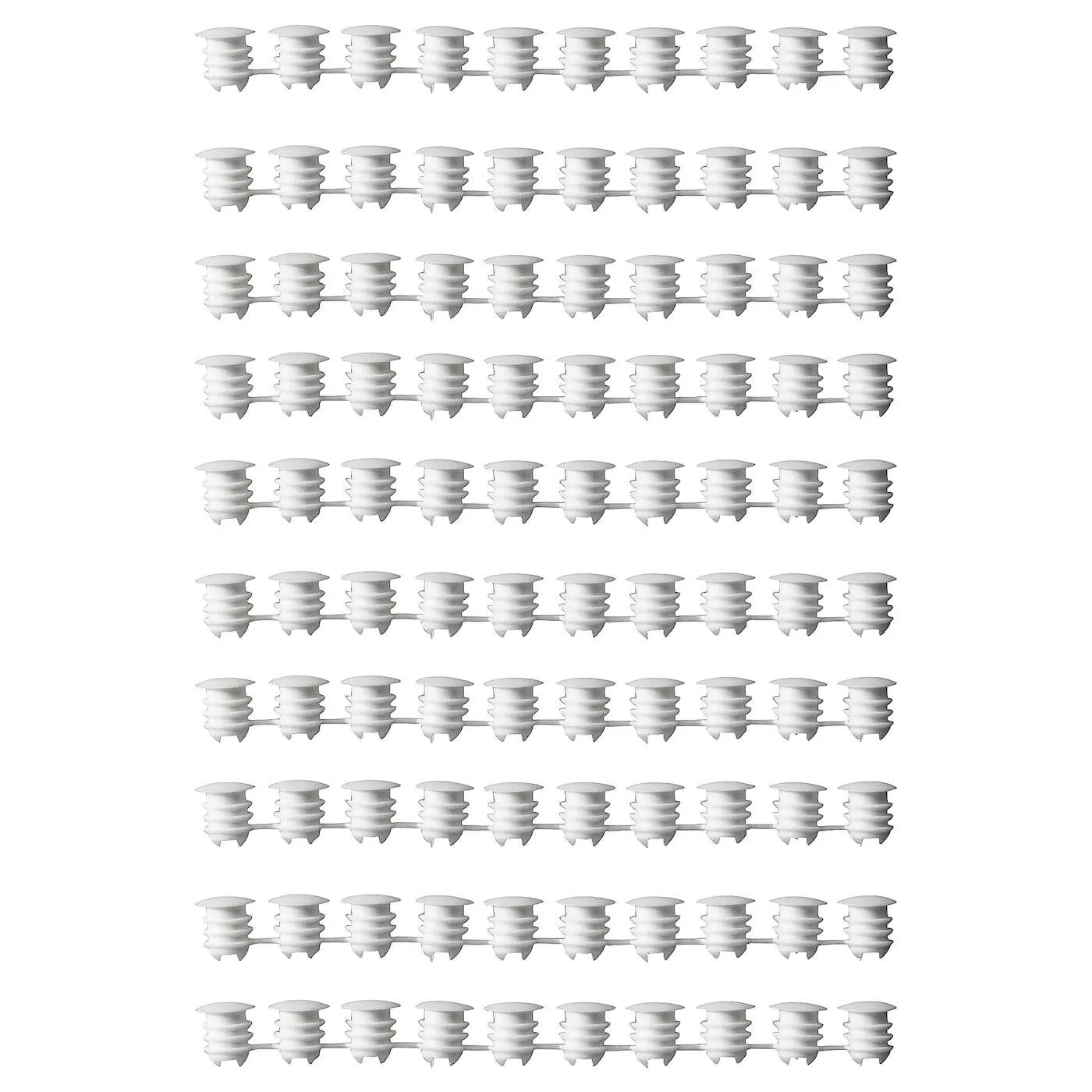 VARIERA IKEA 002.263.15 Заглушки 100 шт Белый