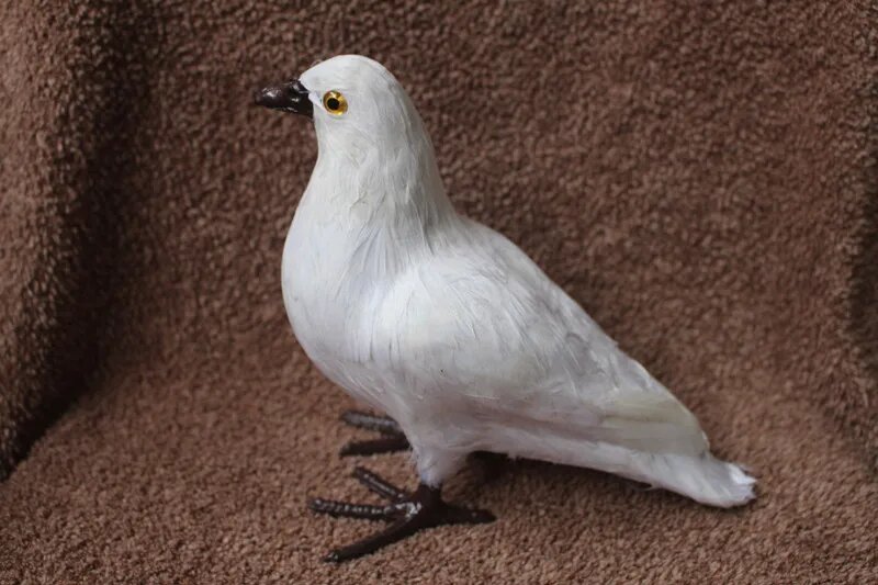 Белый искусственный голубь Simulation Dove 1