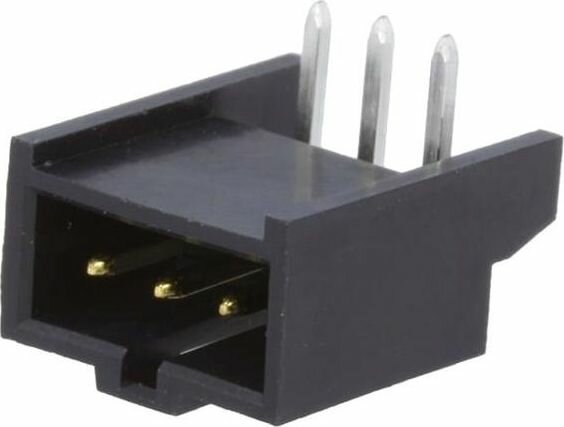 Гнездо MOLEX 901362203 Гнездо IDC "папа" C-Grid III 2,54мм PIN: 3 THT позолота 1шт