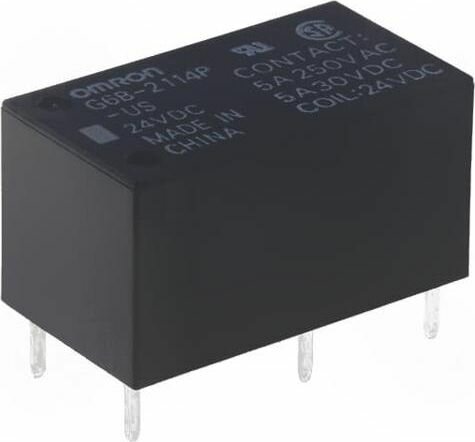 Реле OMRON G6B-2114P-US DC24 электромагнитное, SPST-NO + SPST-NC, Uобмотки 24VDC, 1 шт