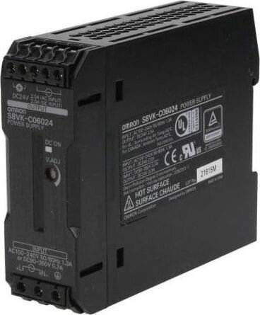 Блоки питания OMRON S8VK-C06024 импульсный 15Вт 5VDC 3А 85-264VAC 90-350VDC 1 шт