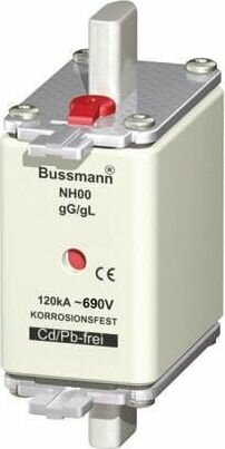 Предохранитель BUSSMANN 50NHG00B-690 Предохранитель с характеристикой GG 50А 690VAC NH00 1шт