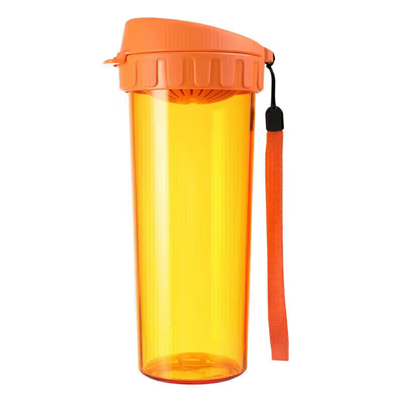 Бутылка Tupperware Tea Charm 500ML, пластик, носик для питья, ситечко, Orange