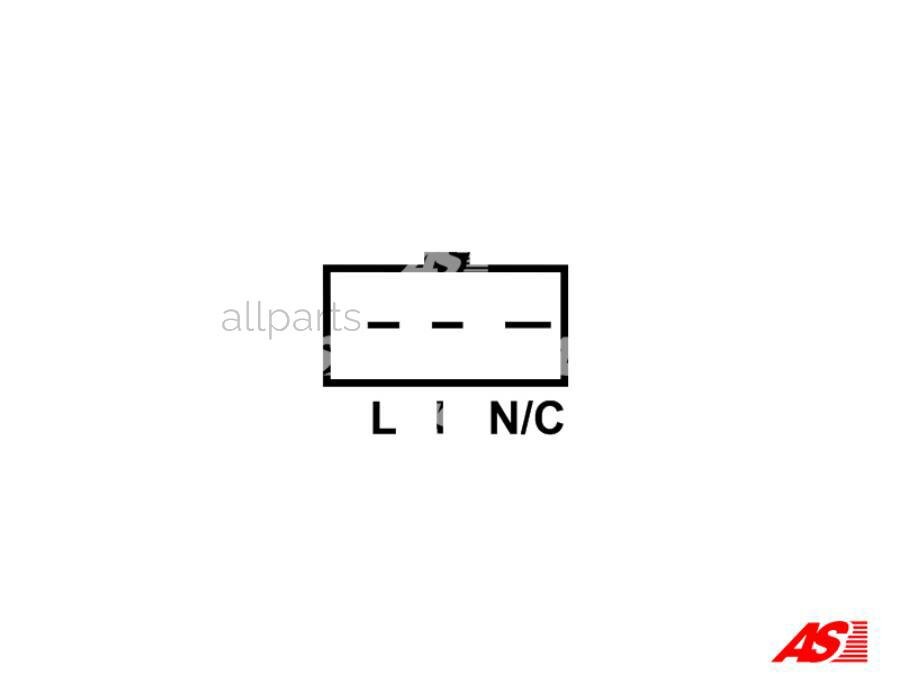 AS ARE1012 Реле-регулятор напряжения генератора CHEVROLET NUBIRA/DAEWOO LANOS/TACUMA/NEXIA/ESPERO 94-08 T18SED/