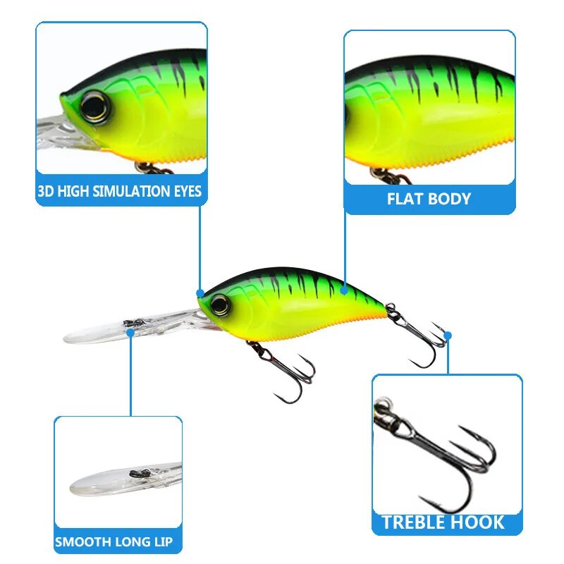 SAMOLLA Блесна кривошип 21г, 70мм, Цвет: e — фото 1