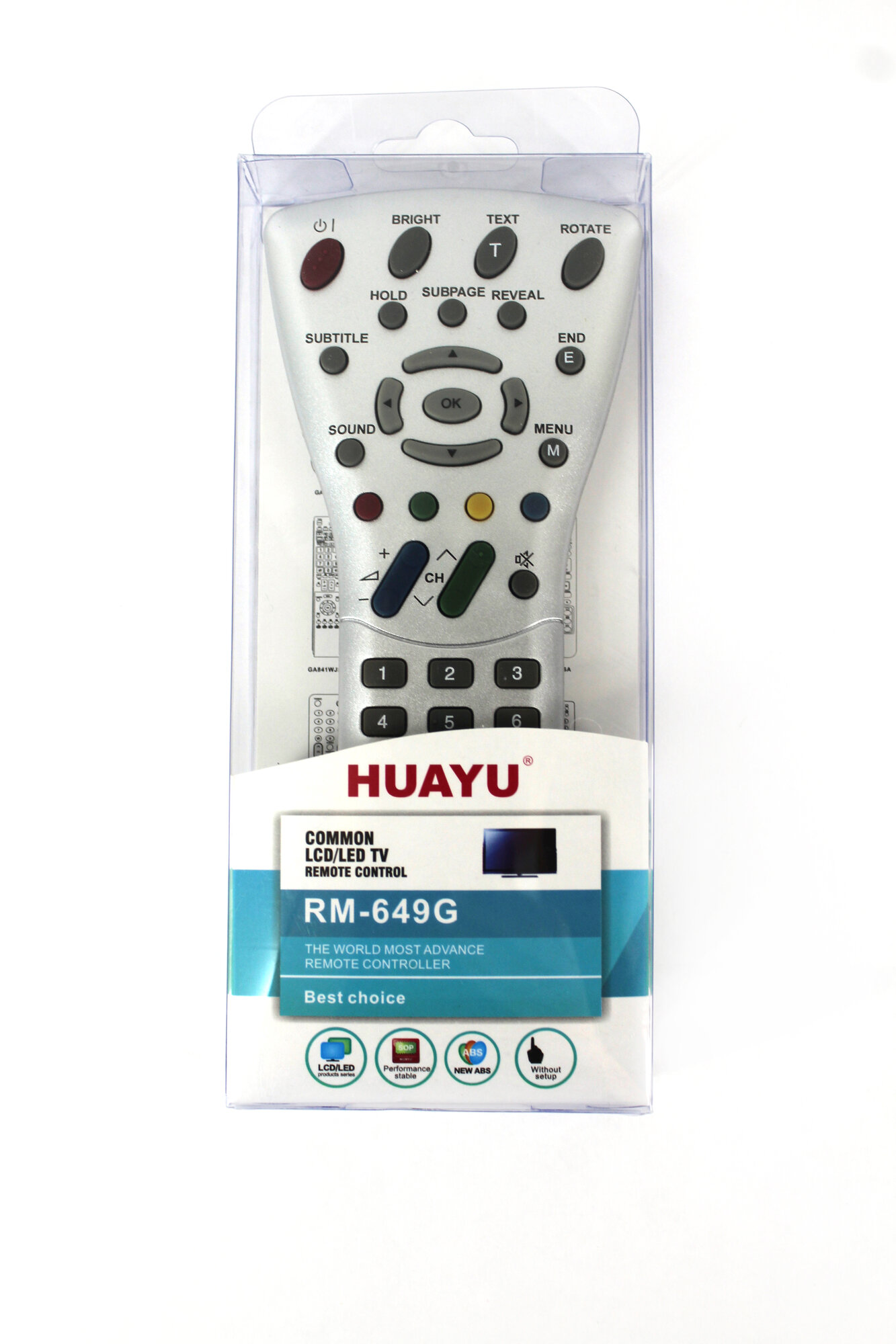 Пульт дистанционного управления Huayu RM-649G LCD TV для Sharp