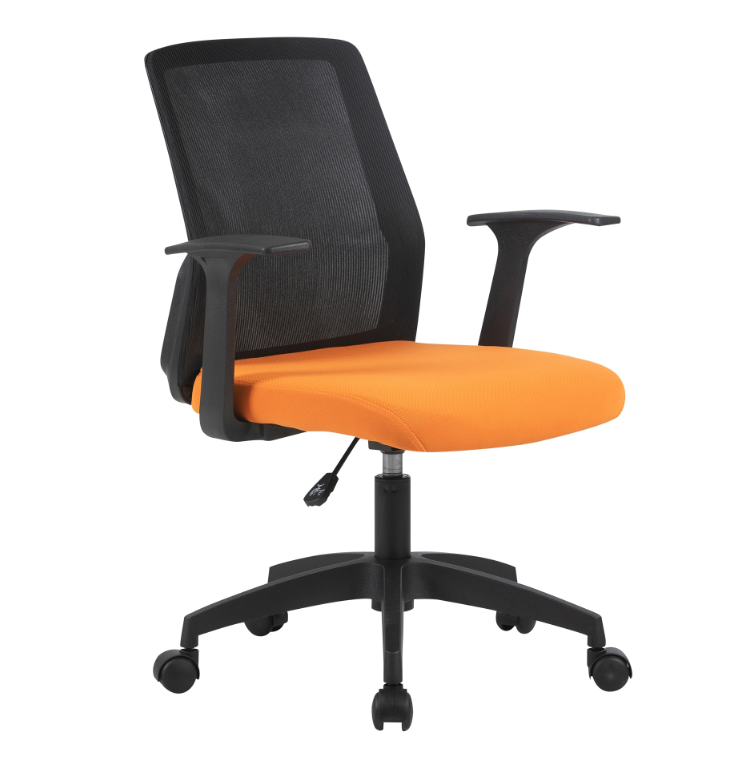 Кресло Cactus CS-MC222-BKOR (черный/оранжевый)