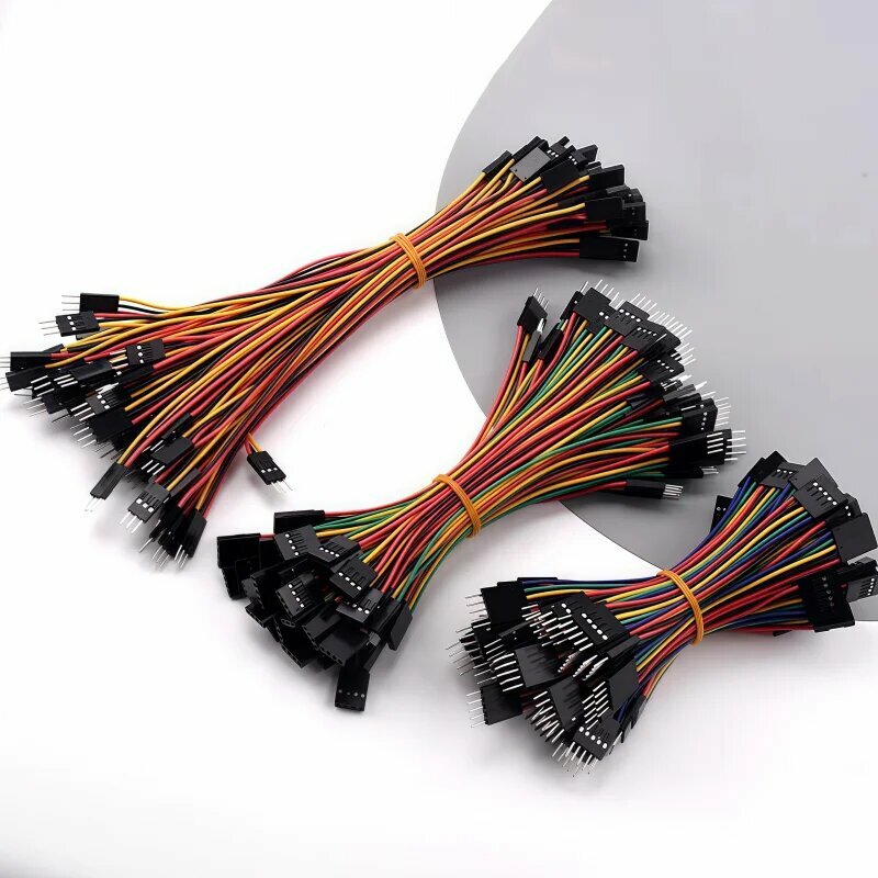 Двухсторонние перемычки DUPONT 2,54 мм 2P/3P/4P/5P/6P/8P/9P/10P 10/20/30 см 5П, 10CM, Male to Female