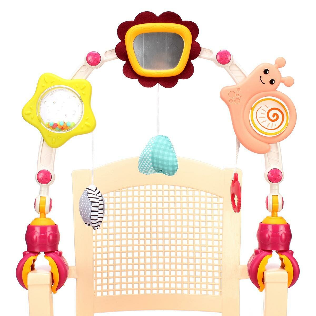 Подвеска для коляски "Long Shang Hui", пластик, 33х7х47см, яркие игрушки