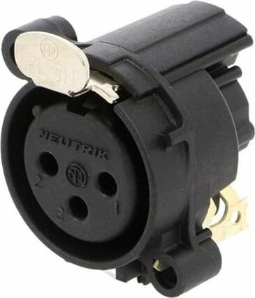 Разъем NEUTRIK NC3FAH1 часс, КОН. мама 3POLE H, 1 шт