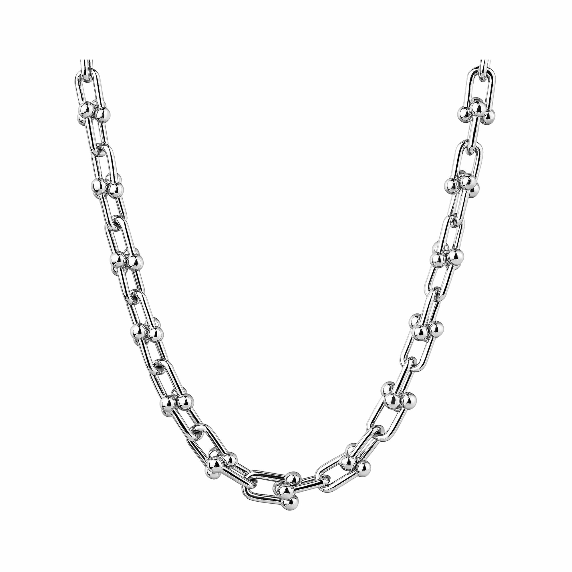 Колье, серебро, 925 проба, родирование