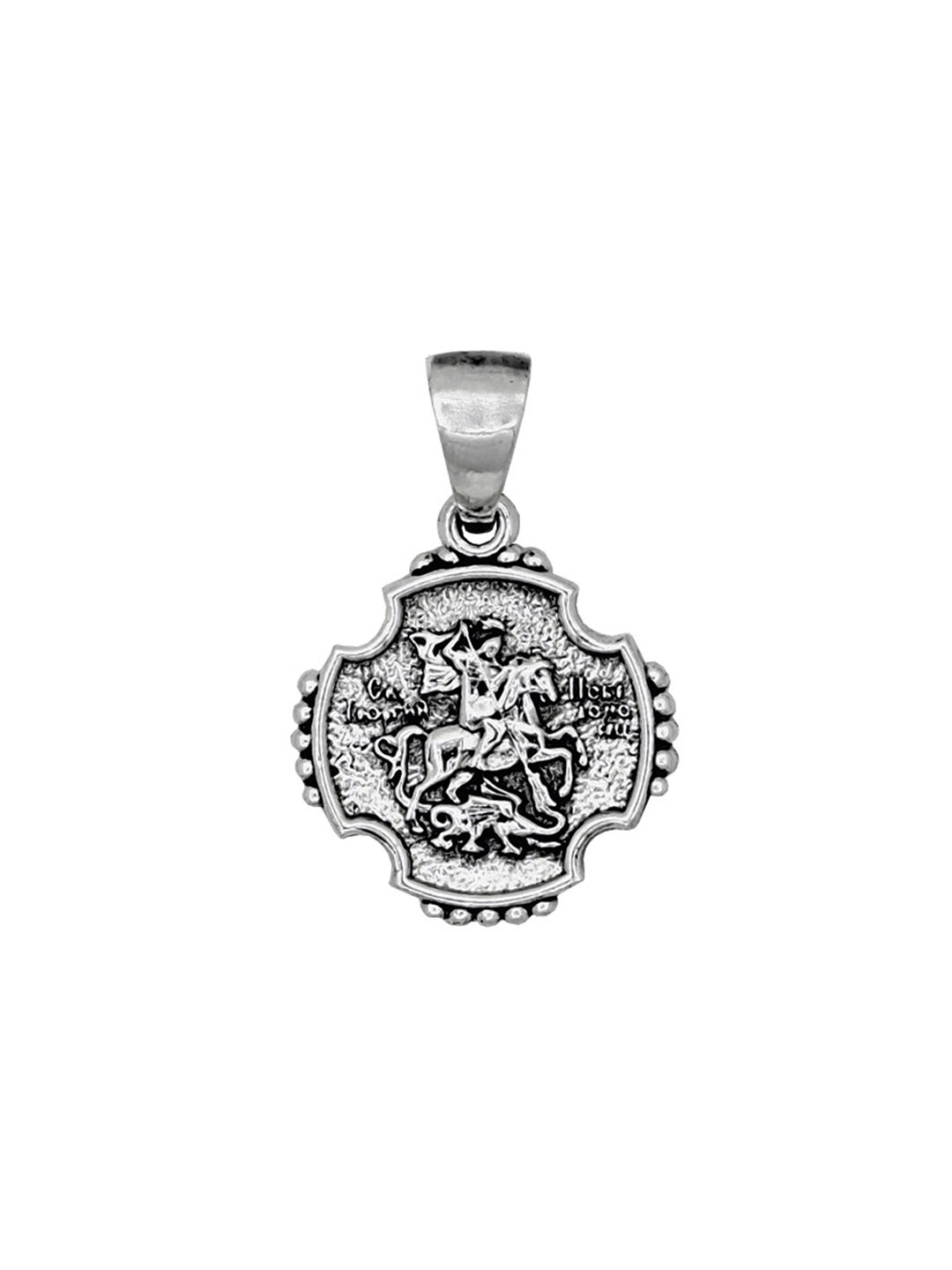 Иконка, серебро, 925 проба, чернение