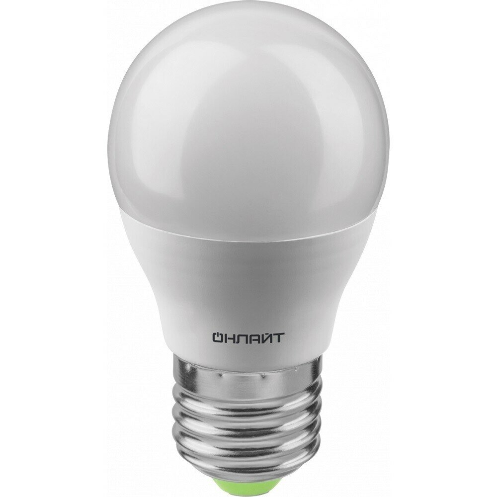 Лампа светодиодная Онлайт E27 4000К 12 Вт 1200 Лм 220-240 В шар G45 матовая