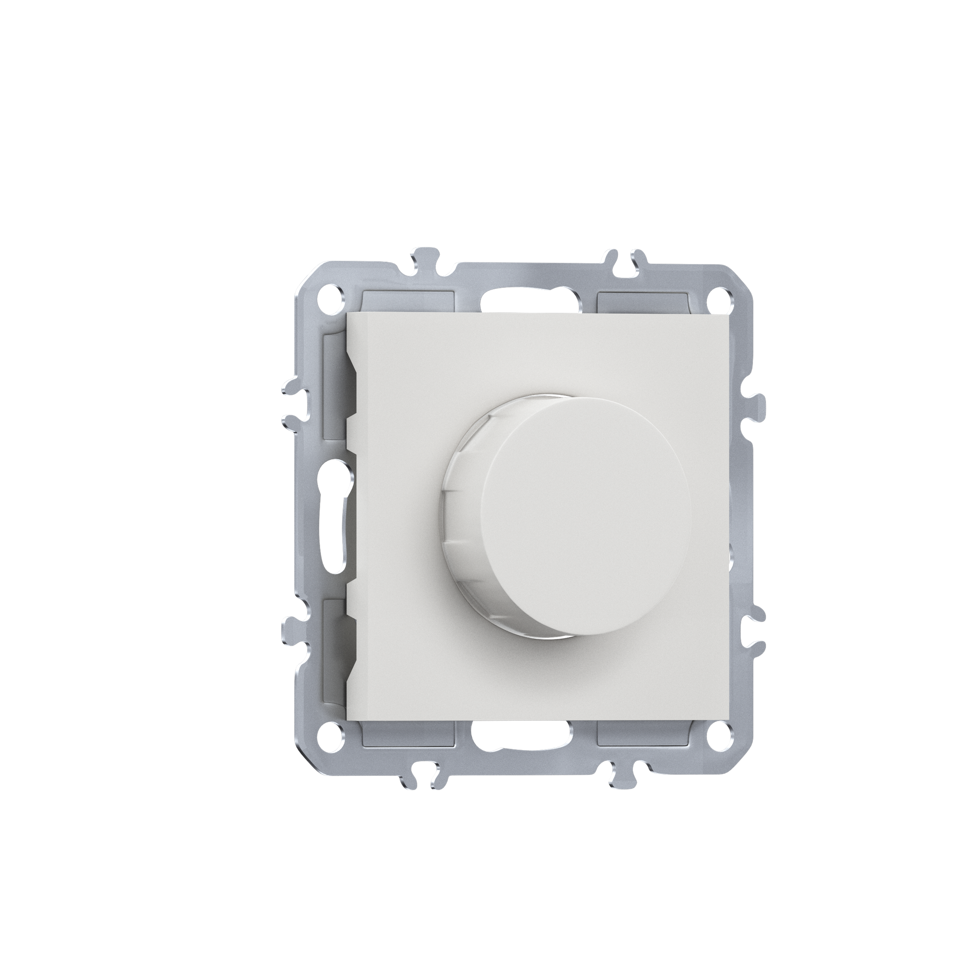 Светорегулятор Triac поворотный LED 100Вт, цвет матовый белый, серия A07, Donel