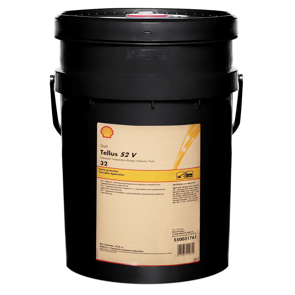 Гидравлическое Масло Shell Tellus S2 V 32 20Л