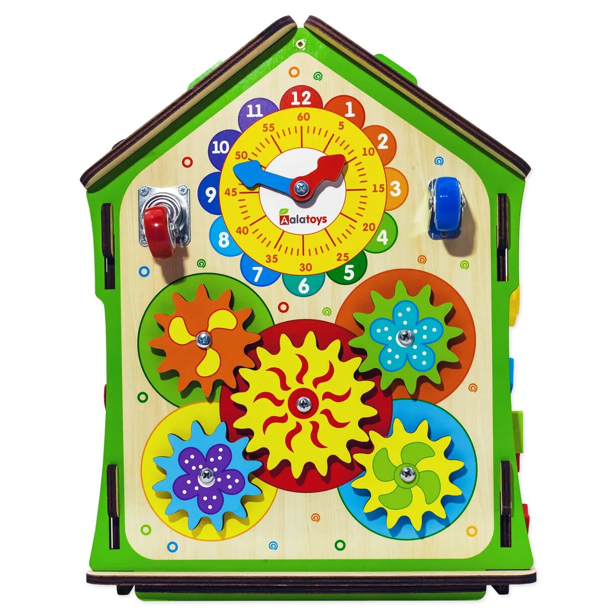 Бизидом со светом и рыбалкой 14в1 Alatoys Большой игровой центр для малышей