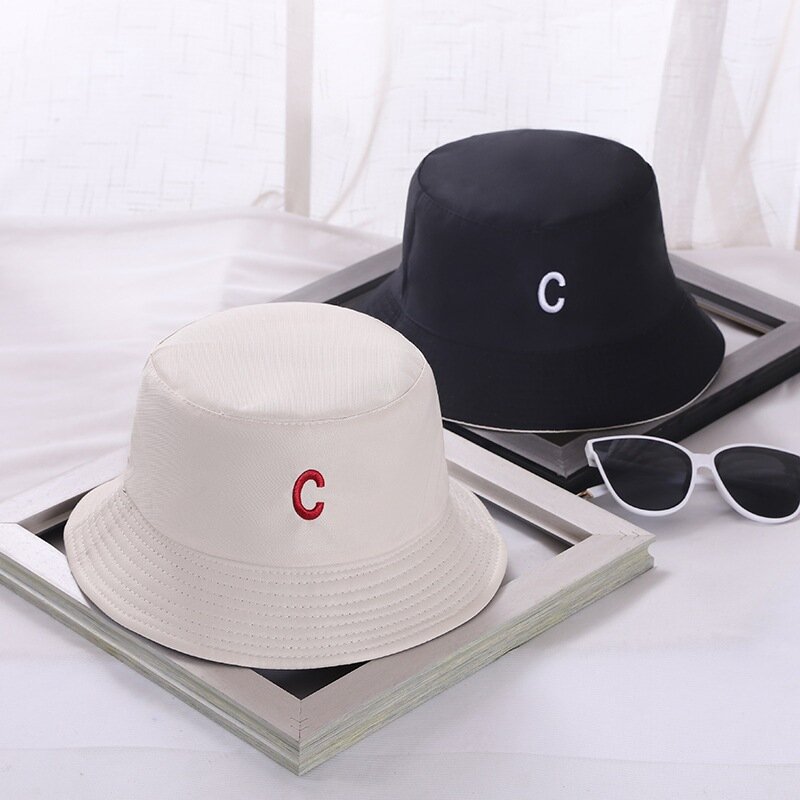 Женская летняя корейская версия, модная студенческая рыбацкая шляпа, универсальная шляпа от солнца, японская шляпа для бассейна со знаменитостями в Интернете, мужская двусторонняя солнцезащитная шляпа