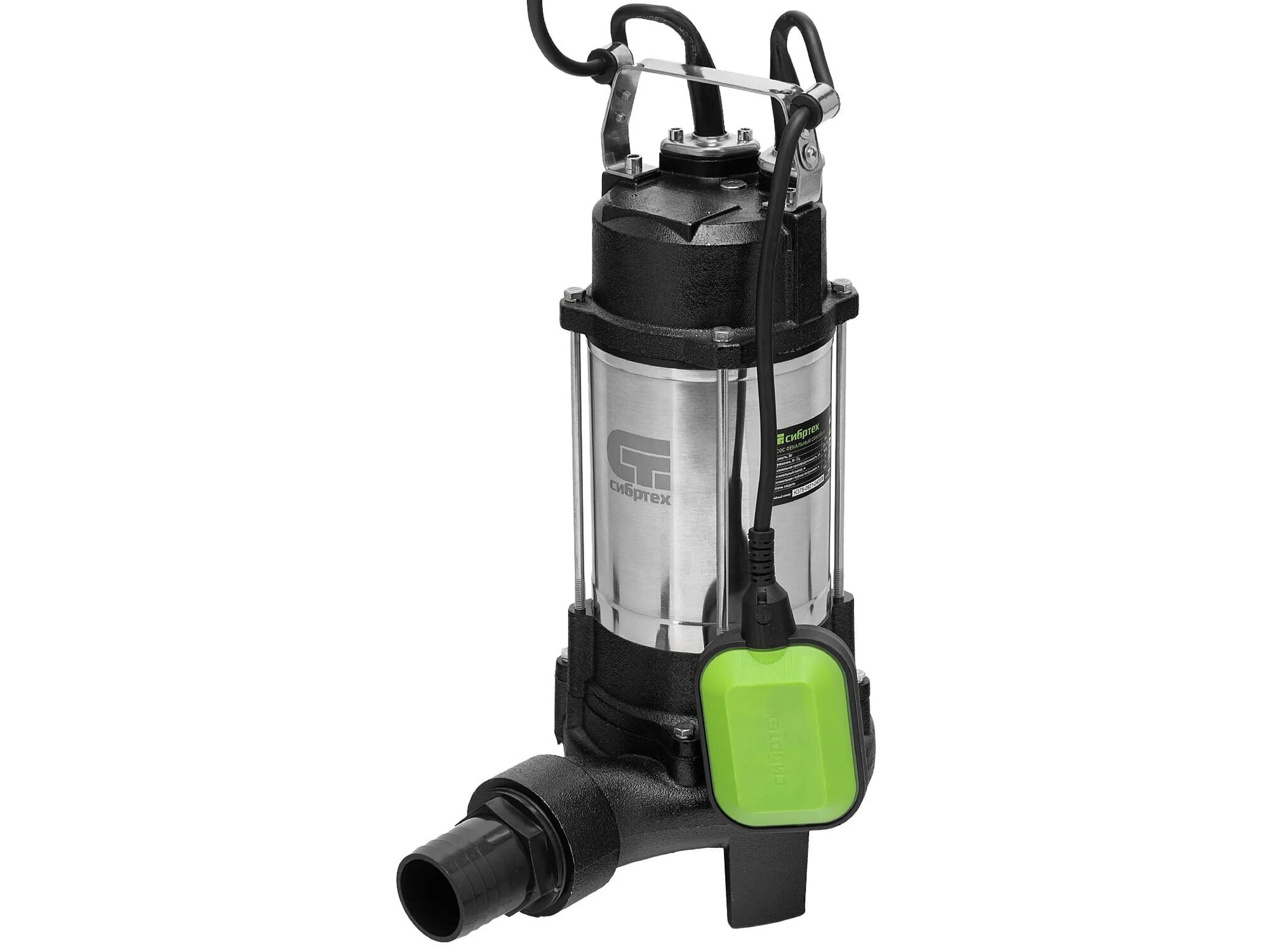 Фекальный насос Сибртех СФН1100-Н (1100 Вт, 18 куб. м/ч, 10 м)