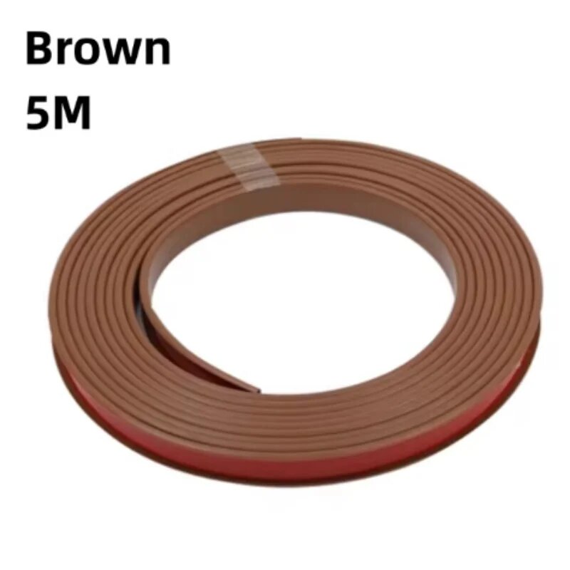 Кромкооблицовочная лента ПВХ самоклеящаяся U-образная 5м Brown