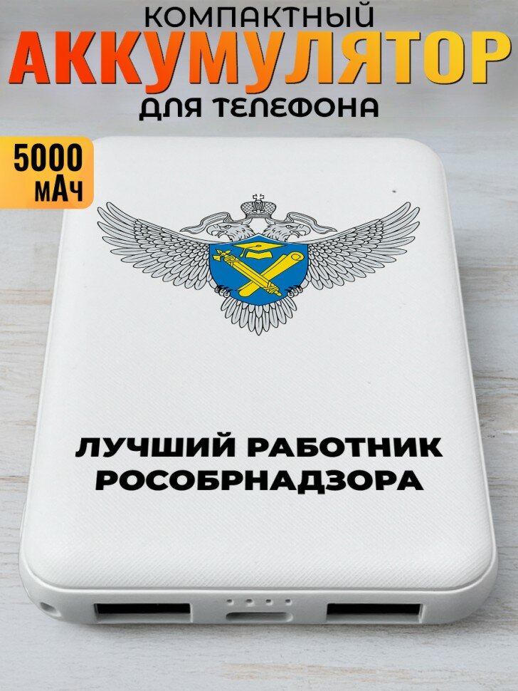 Повербанк "Лучший работник рособрнадзора" рособрнадзор