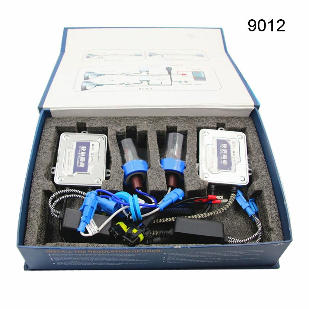H1 H3 H7 H8 H9-H11 9005 9006 9012 HB3 HB4 55 Вт Комплект ксенона для HID лампы переменного тока Балласт 6000K 6500LM Автомобильные фары Waterpr