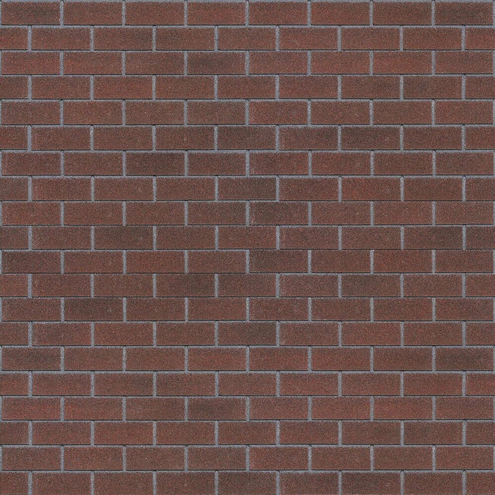 Панель фасадная гибкая Технониколь Hauberk Оптима 1000х250 мм кирпич обожженный 2 кв. м Технониколь 139369