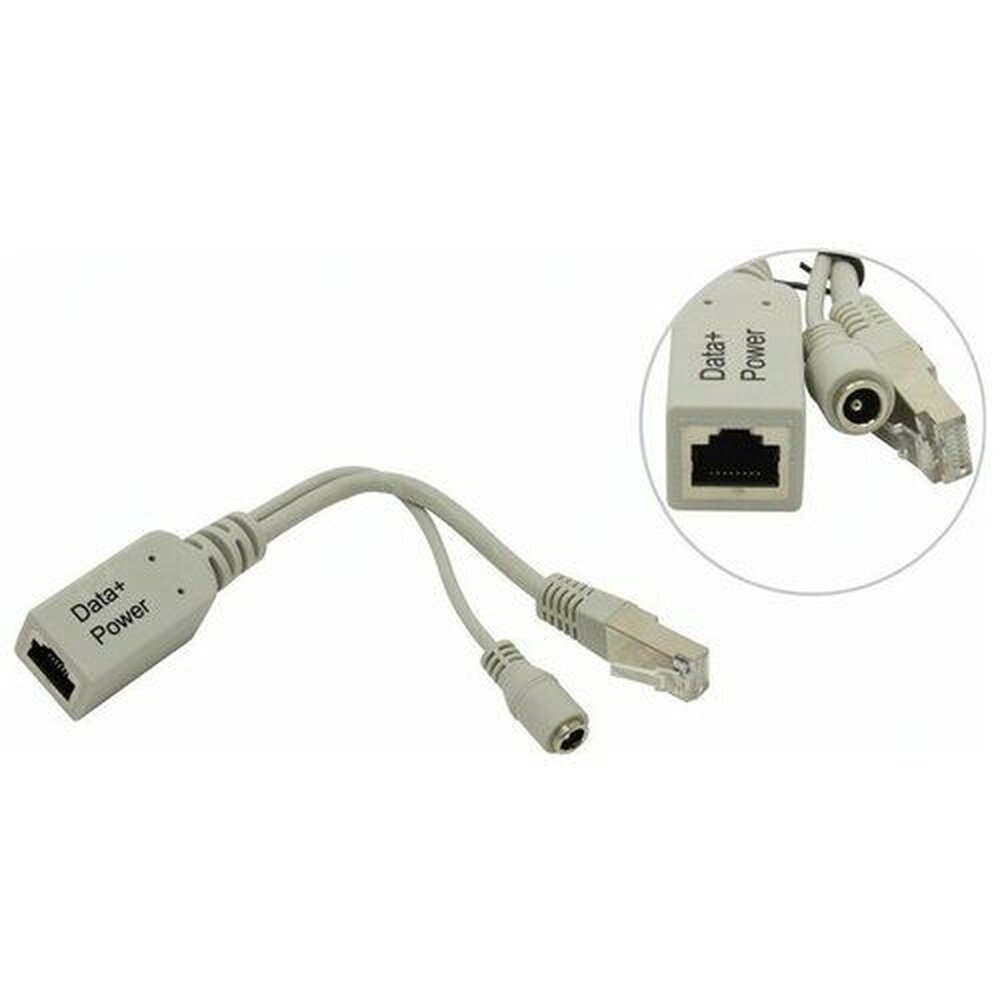 Инжектор питания MikroTik RBPOE, PoE, серый, количество в упаковке: 10 шт