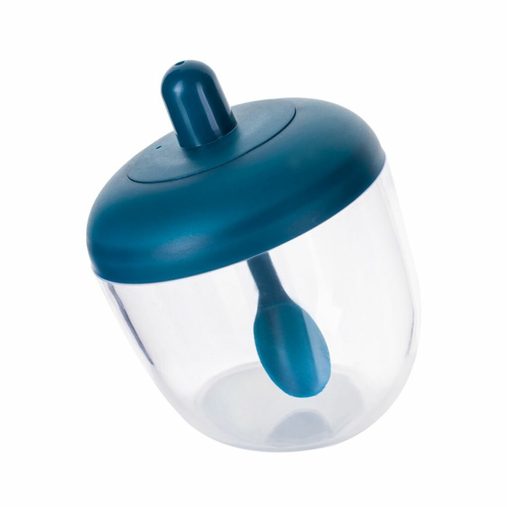 Бутылка для приправ с ложкой и крышкой, пластиковые баночки для специй, банки для соли и сахара