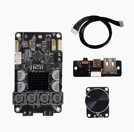 Arvin DSP Bluetooth 5.0 усилитель мощности 50Wx2 Knob