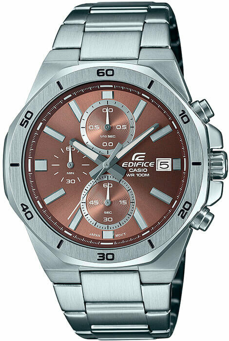 Наручные часы CASIO Edifice, коричневый