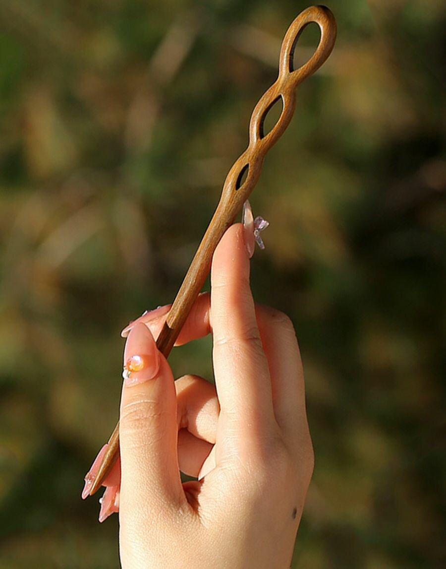 Палочка шпилька для волос сандаловое дерево