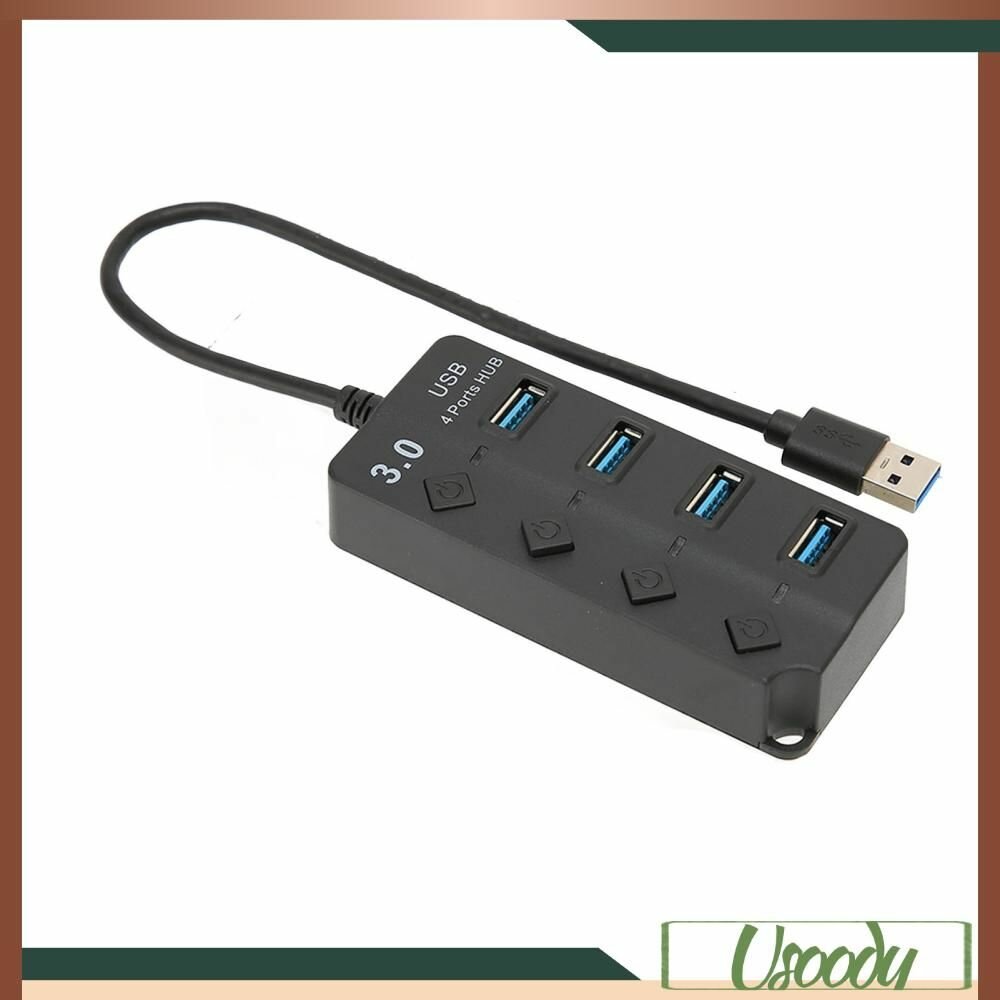 USB 3.0 HUB, мультипорт сплиттер, скорость до 5Gbps, для ноутбуков и планшетов