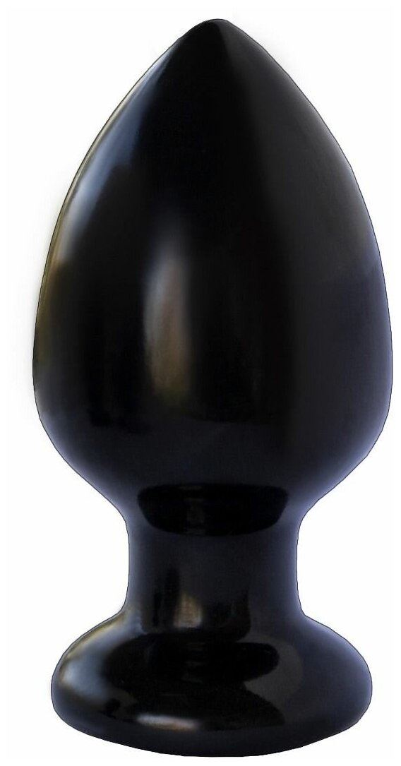Чёрная анальная пробка MAGNUM 9 - 13 см, черный