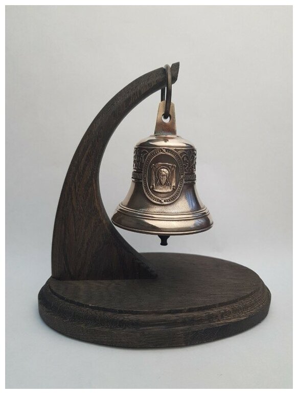 Колокол бронзовый на подставке "Святой благоверный князь Ярослав Мудрый" d7,5 см, 0,3 кг