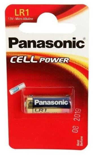 Батарейка Panasonic Cell Power LR-1L/1BE LR1 BL1