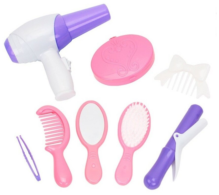 Игровой набор Technok Toys Парикмахер в чемодане 8 предметов