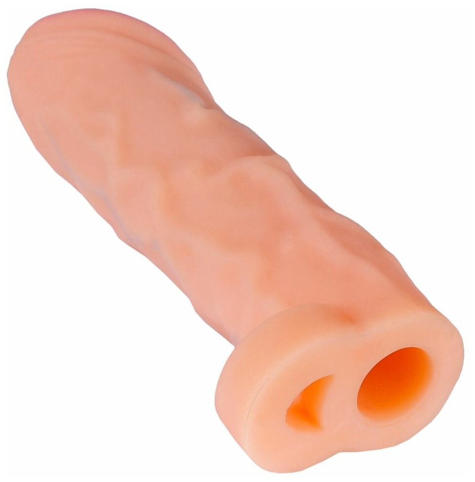 Фаллоудлинитель SUPER HERO Champion - 17,5 см, телесный