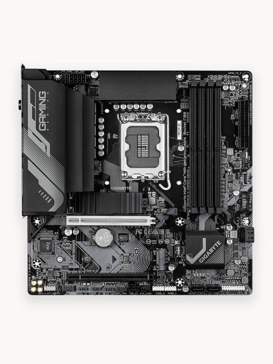 Материнская плата Gigabyte B760M GAMING X WIFI6E GEN5, LGA1700, Intel B760, Micro-ATX, RTL (B760M GAMING X WIFI6E GEN5)