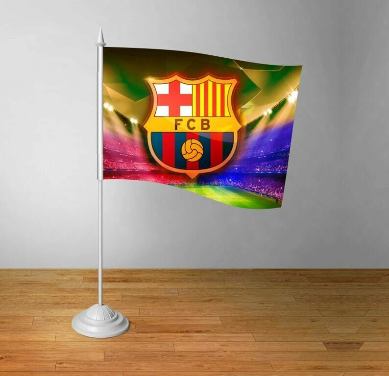 Флажок настольный Барселона, Barcelona №1
