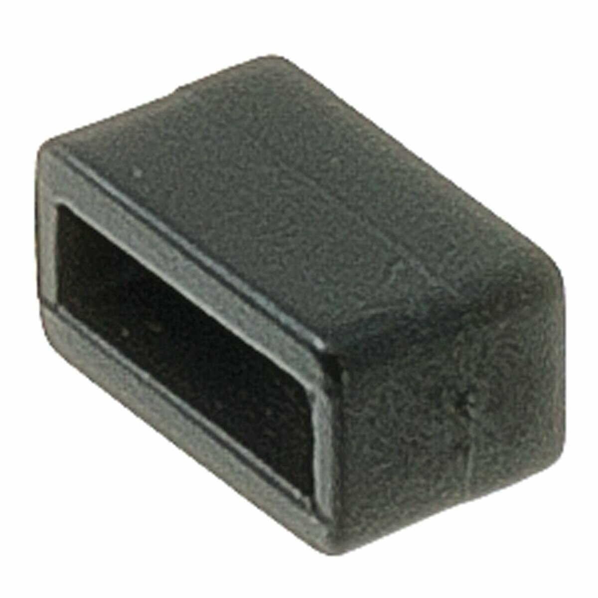 Рамка пряжка пластиковая 10 мм для рукоделия, одежды, сумок, стропы / черная, L8-10