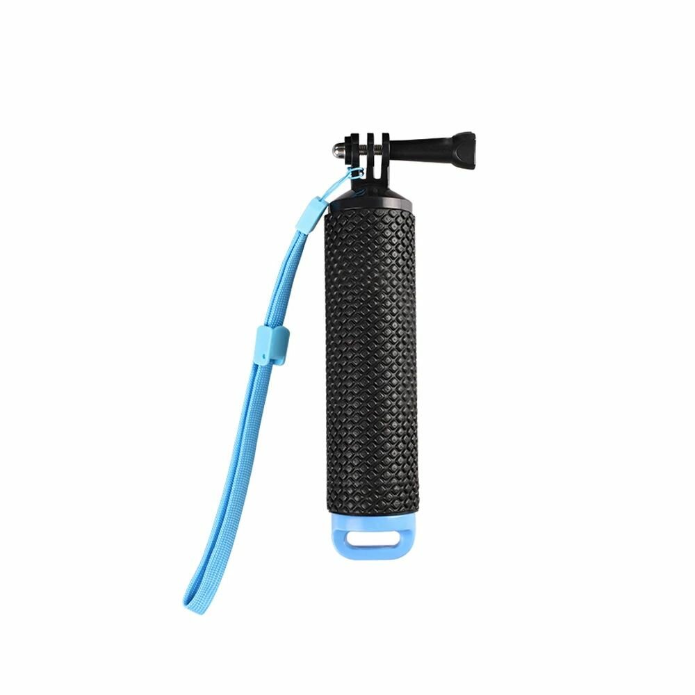 Поплавок-рукоять для селфи-палки экшен камеры (до 50 м) голубой