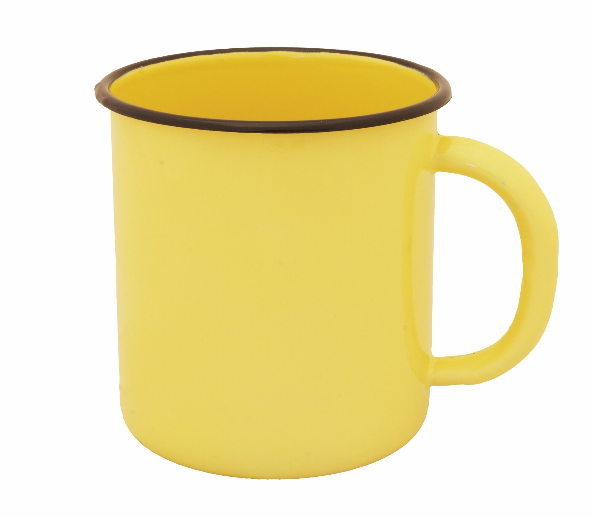 Кружка стальная эмалированная "СтальЭмаль", 1 литр, цвет: серо-голубой