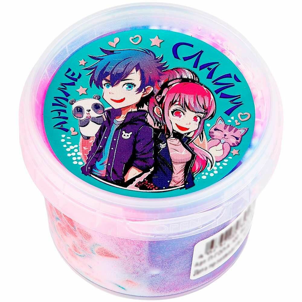 Слайм Прихлоп "Аниме", голубой перламутровый, 340 г (01191)