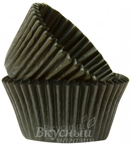 Капсула 5х3 см. черная Круглая, 100 шт. 5030 (Набор из 3 шт.)