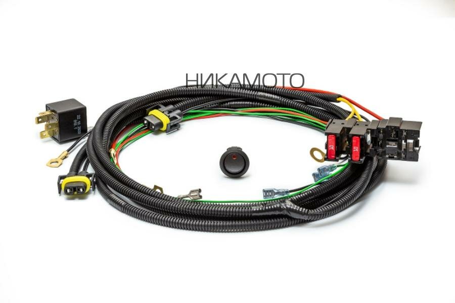 CARGEN AX783 Комплект для подключения П/Т фар LADA-Веста, X-RAY (универсал. кнопка) "Cargen"